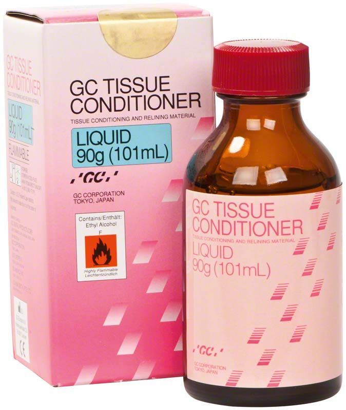 GC TISSUE CONDITIONER VLOEISTOF - Rebasing - Van de Hoef Dental - tandt