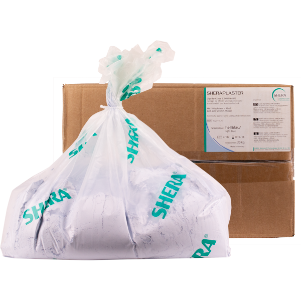SHERA PLASTER KL.III GIPS BLAUW - Klasse III - Van de Hoef Dental - tan